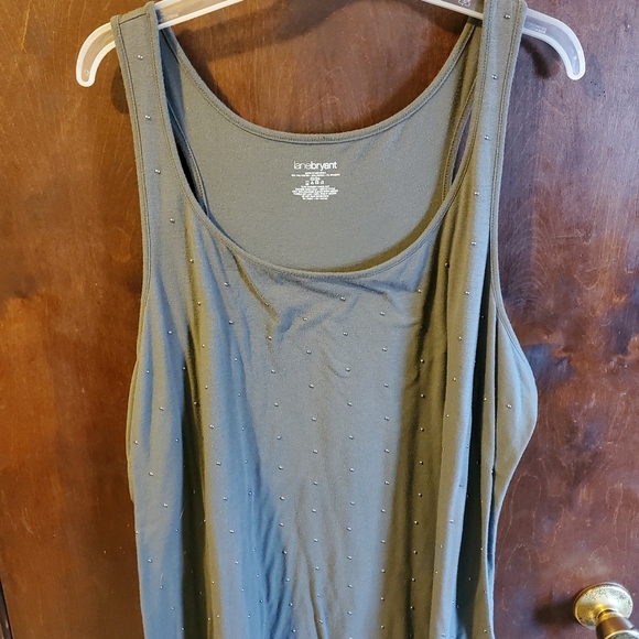 Lane Bryant | Tops | Lane Bryant Studded Tank | Poshmark